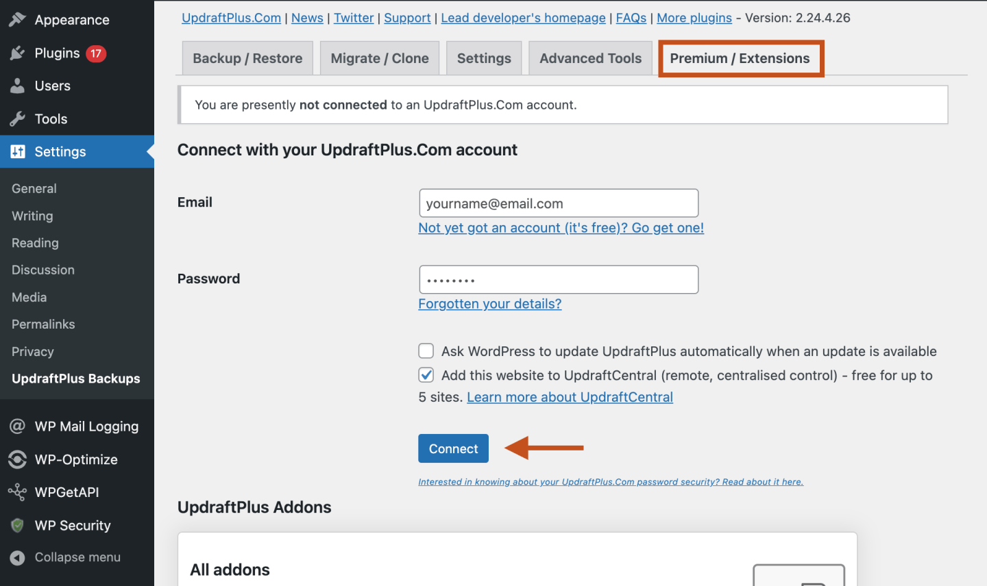 How to Install UpdraftPlus Premium - TeamUpdraft