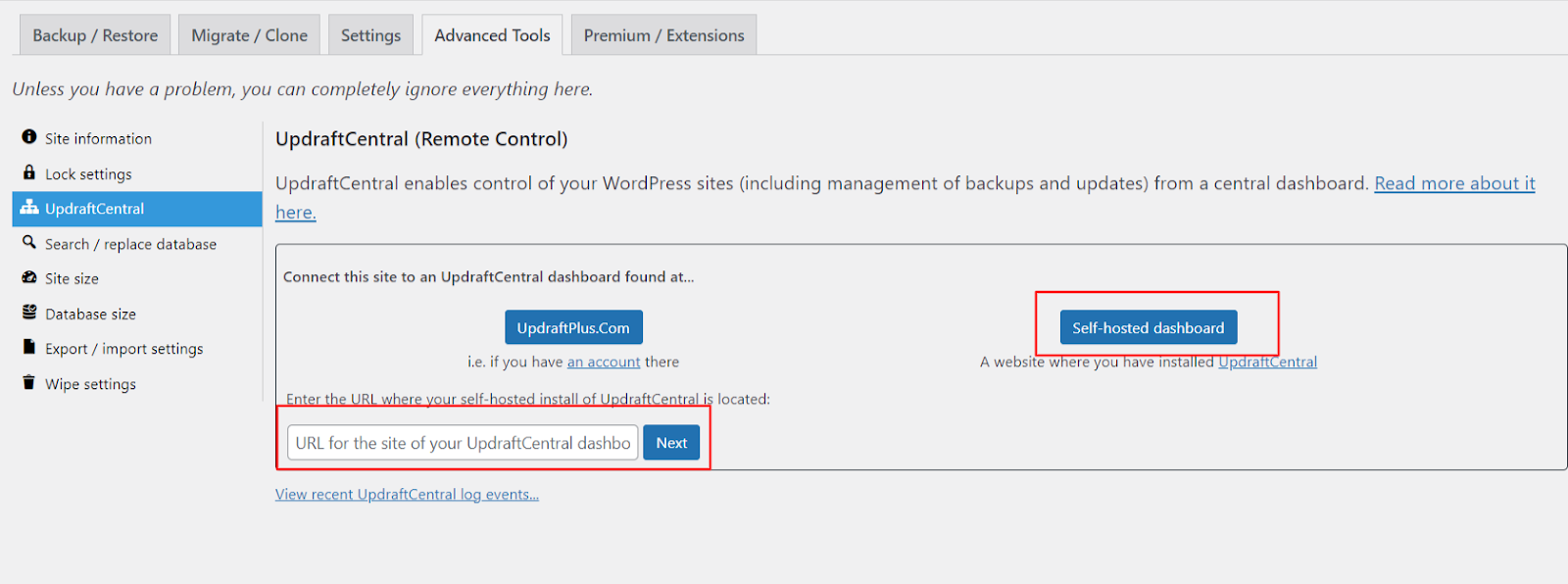 How to install UpdraftCentral - TeamUpdraft