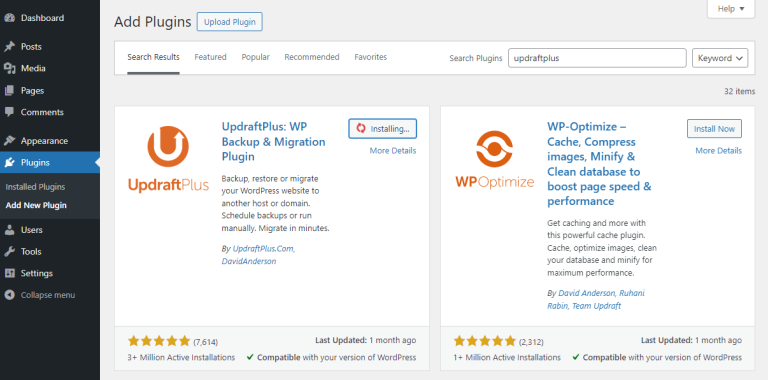 How to Back up Your WordPress Site - TeamUpdraft